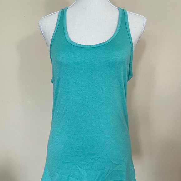 Nike | Tops | Nike Teal Tank Top Dri Fit Racer Back Women Medium Swoosh ...